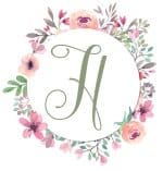 Letter H Monogram | Customize Online | Instant Download