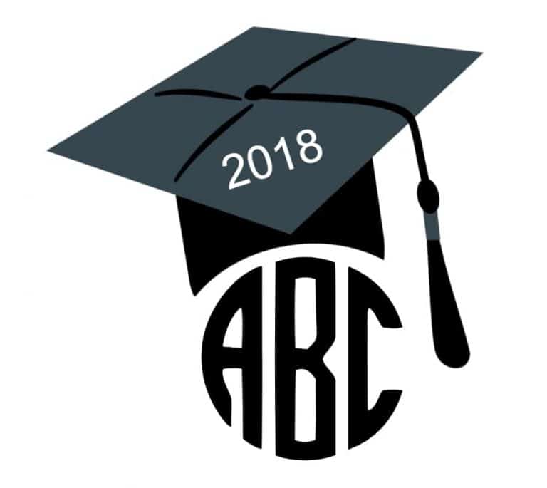 Monogram Graduation Cap | Create Online & Download Instantly