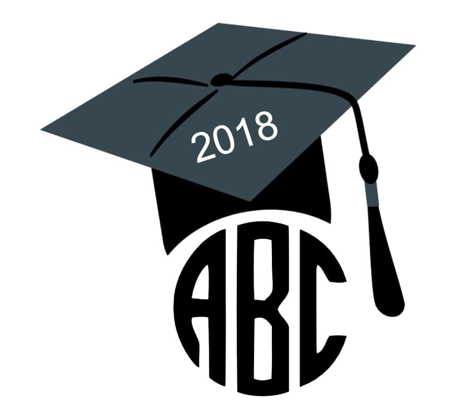 Monogram Graduation Cap | Create Online & Download Instantly
