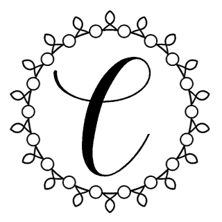 Letter C Monogram | Customize Online | Instant Download