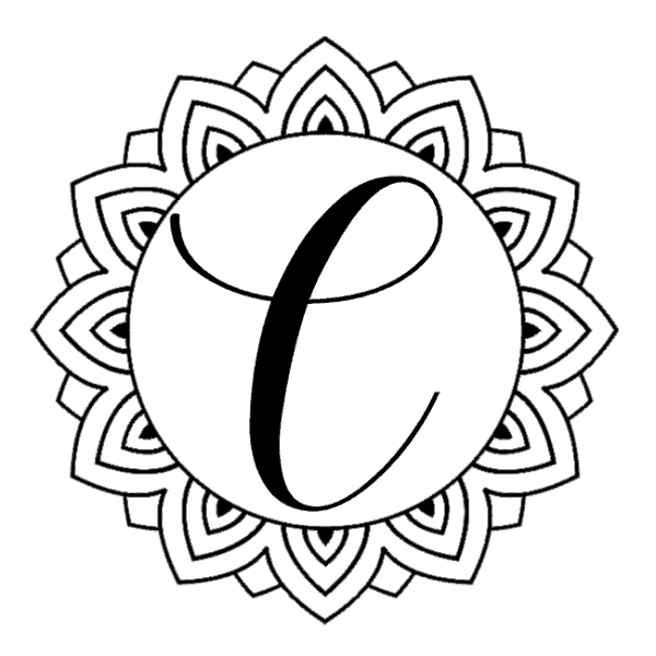 Letter C Monogram | Customize Online | Instant Download