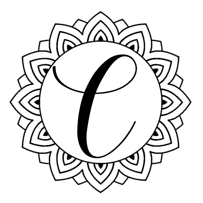 Letter C Monogram | Customize Online | Instant Download