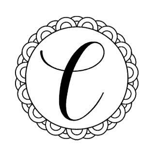 Letter C Monogram | Customize Online | Instant Download