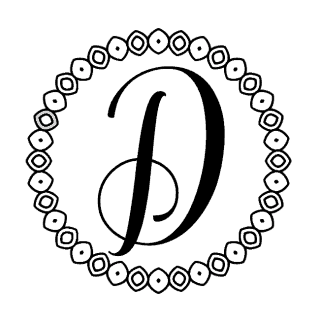 Letter D Monogram | Customize Online | Instant Download