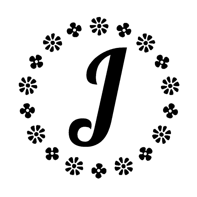 Letter J Monogram | Customize Online | Instant Download