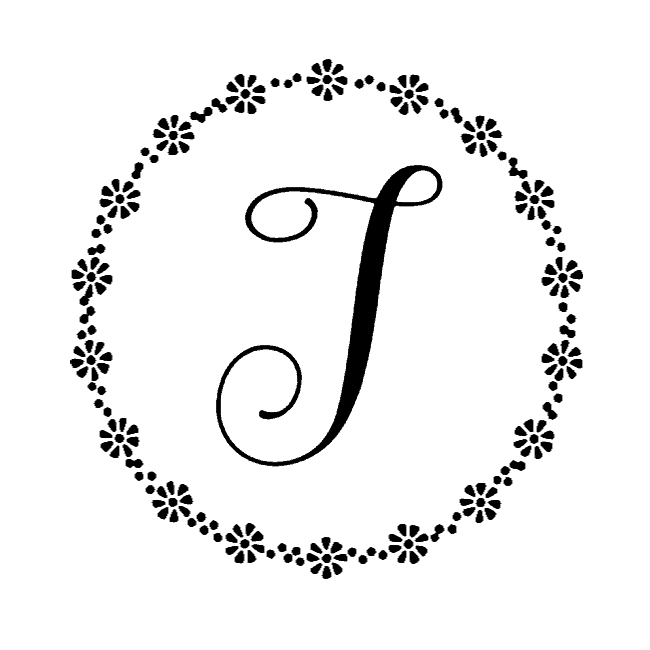 Letter J Monogram | Customize Online | Instant Download