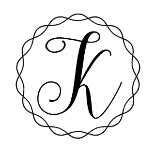 Letter K Monogram | Customize Online | Instant Download