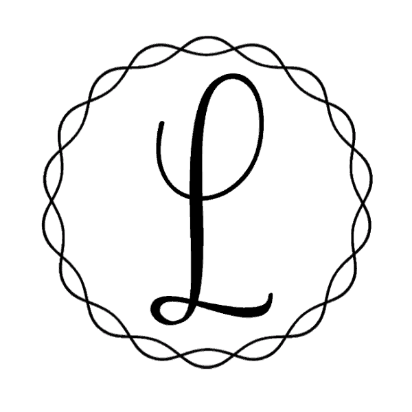 Letter L Monogram | Customize Online | Instant Download