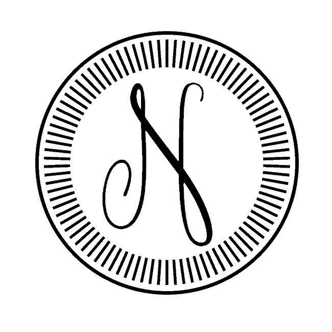 Letter N Monogram | Customize Online | Instant Download