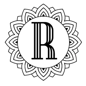 Letter R Monogram | Customize Online | Instant Download