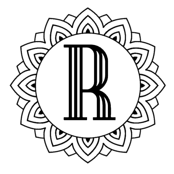 Letter R Monogram | Customize Online | Instant Download