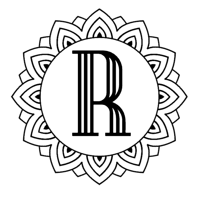 Letter R Monogram | Customize Online | Instant Download