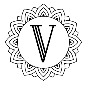 Letter V Monogram | Customize Online | Instant Download