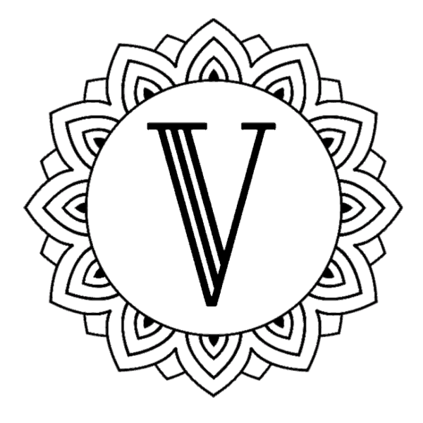 Letter V Monogram | Customize Online | Instant Download