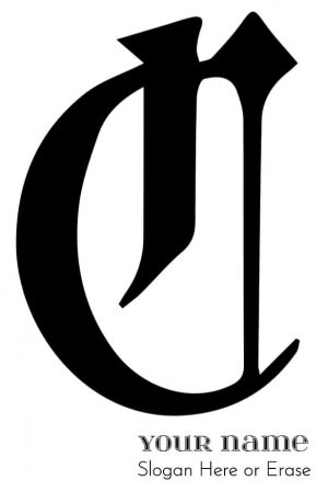 Letter C Monogram | Customize Online | Instant Download