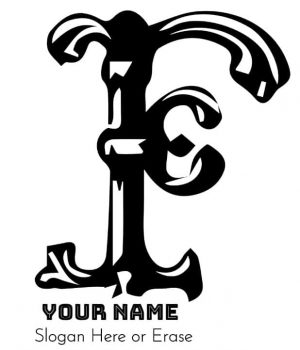 Letter F Monogram | Customize Online | Instant Download