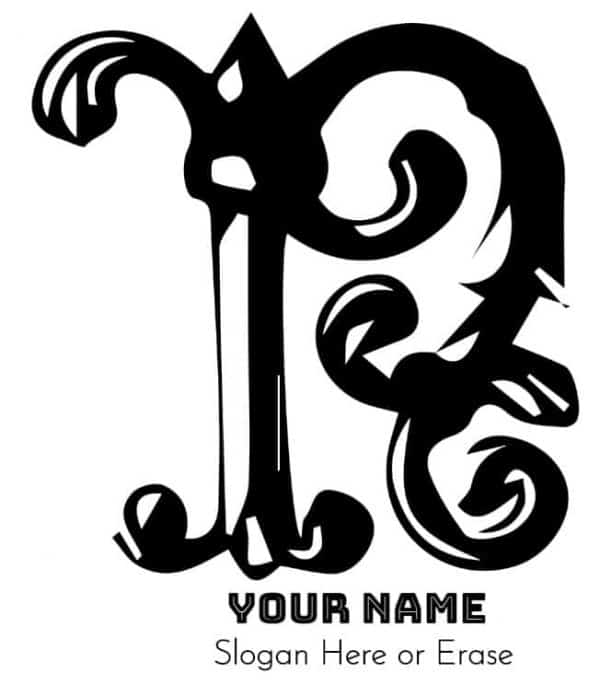 Letter N Monogram | Customize Online | Instant Download