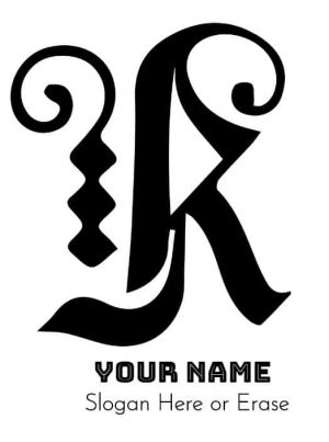 Letter R Monogram | Customize Online | Instant Download