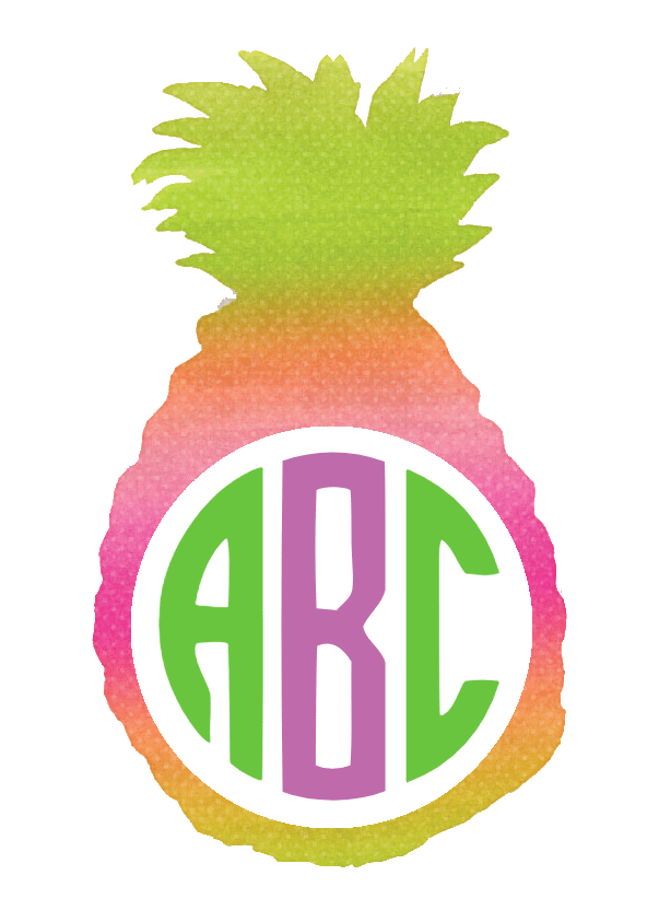 Pineapple Monogram