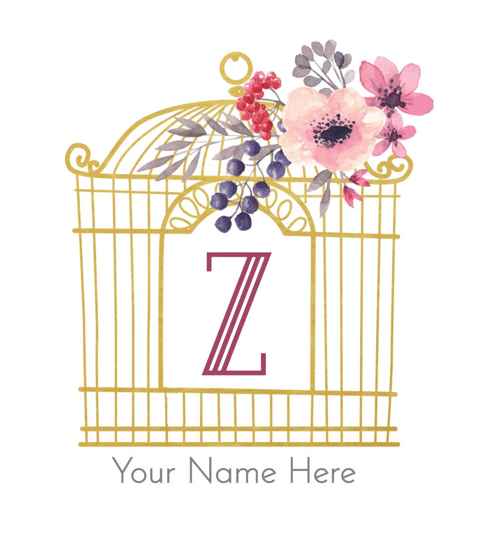 Letter Z Monogram | Customize Online | Instant Download