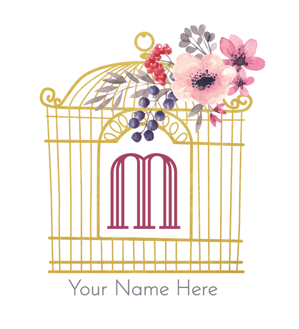 Letter M Monogram | Customize Online | Instant Download