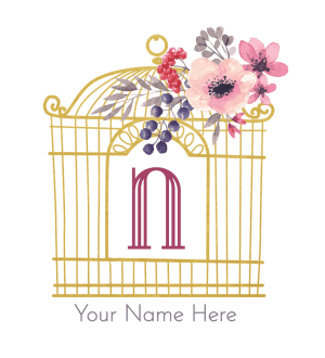Letter N Monogram | Customize Online | Instant Download
