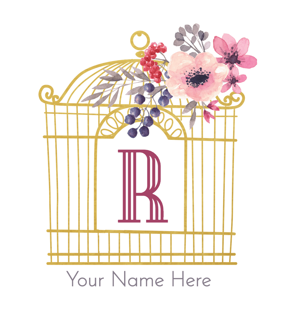 Letter R Monogram | Customize Online | Instant Download