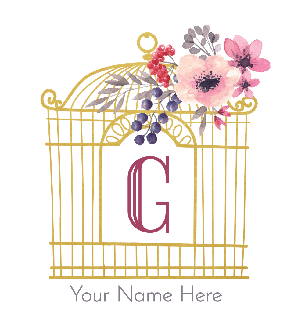 Letter G Monogram | Customize Online | Instant Download