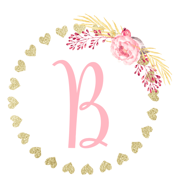 Letter B Monogram | Customize Online | Instant Download