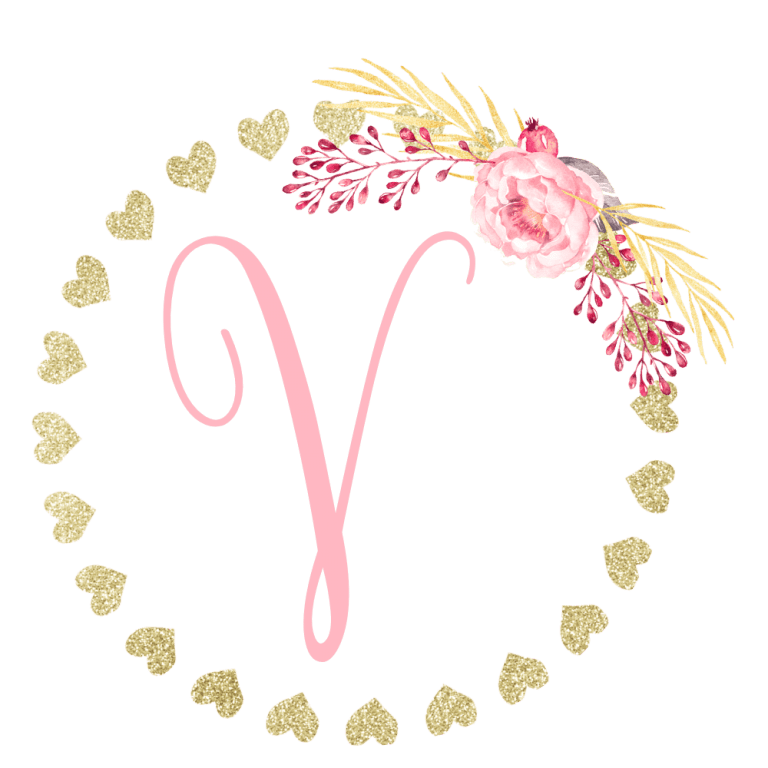 Letter V Monogram | Customize Online | Instant Download