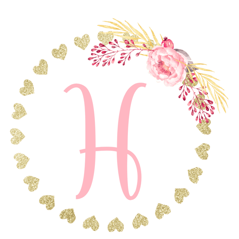 Letter H Monogram | Customize Online | Instant Download