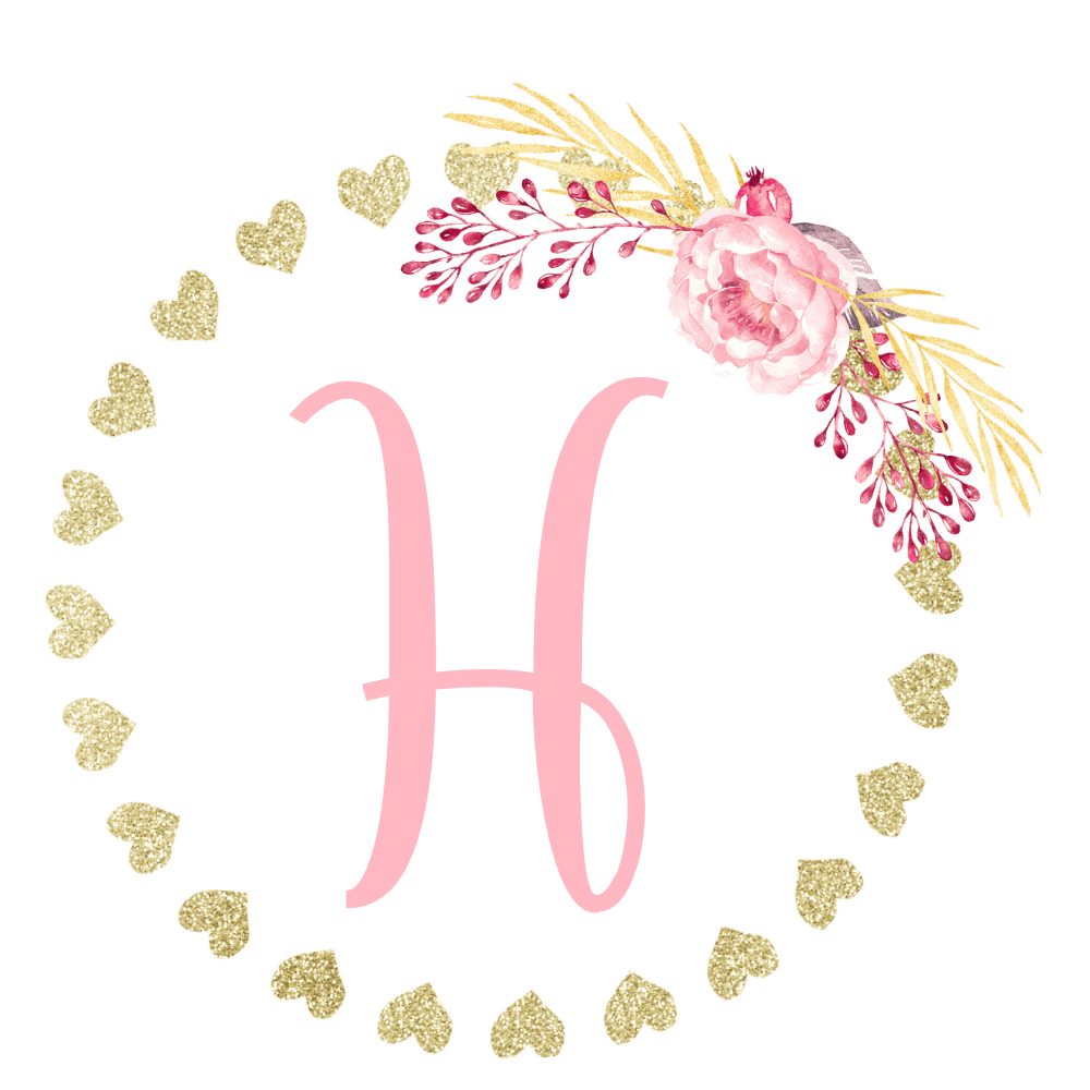 Letter H Monogram | Customize Online | Instant Download