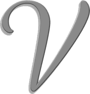 Letter V Monogram | Customize Online | Instant Download