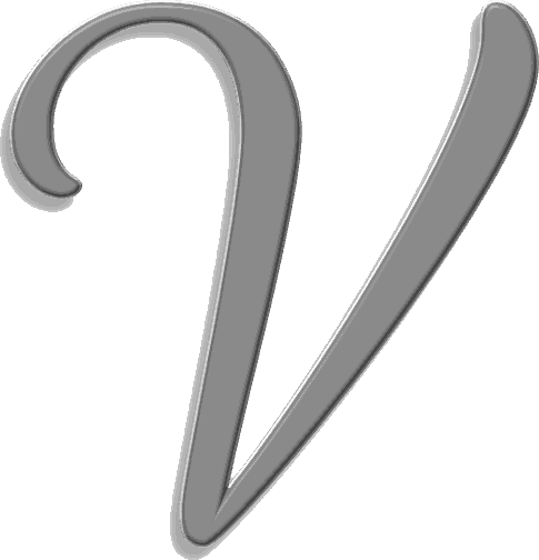 Letter V Monogram | Customize Online | Instant Download