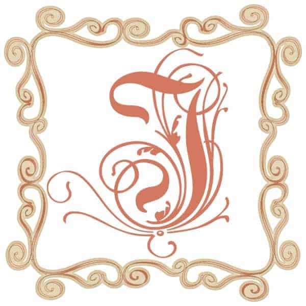 Letter I Monogram | Customize Online | Instant Download