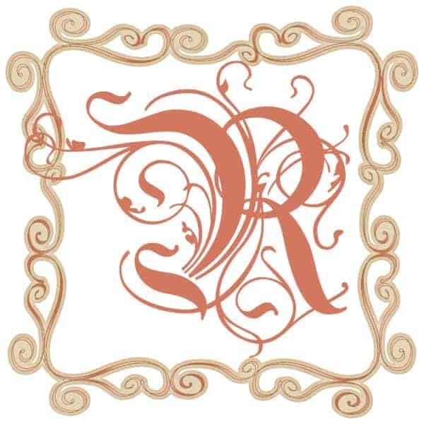 Letter R Monogram | Customize Online | Instant Download