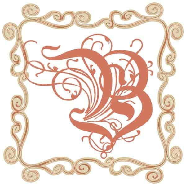 Letter B Monogram | Customize Online | Instant Download