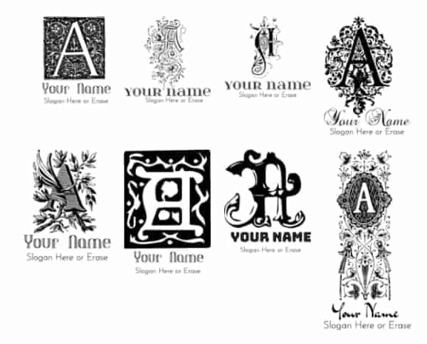 Vintage Monogram | Customize Online & Download Free