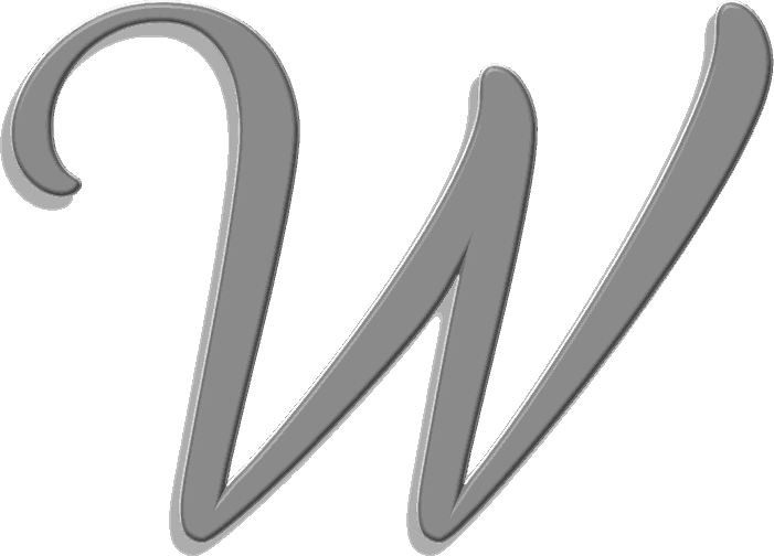 Letter W Monogram | Customize Online | Instant Download