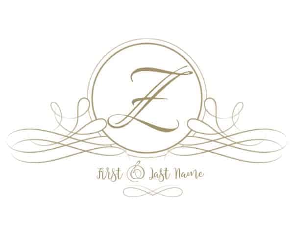 Letter Z Monogram | Customize Online | Instant Download