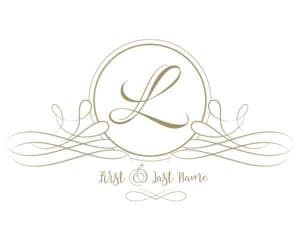 Letter L Monogram | Customize Online | Instant Download