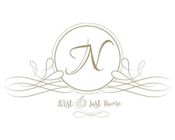 Letter N Monogram | Customize Online | Instant Download
