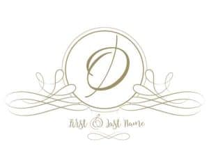 Letter O Monogram | Customize Online | Instant Download