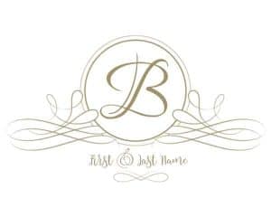 Letter B Monogram | Customize Online | Instant Download