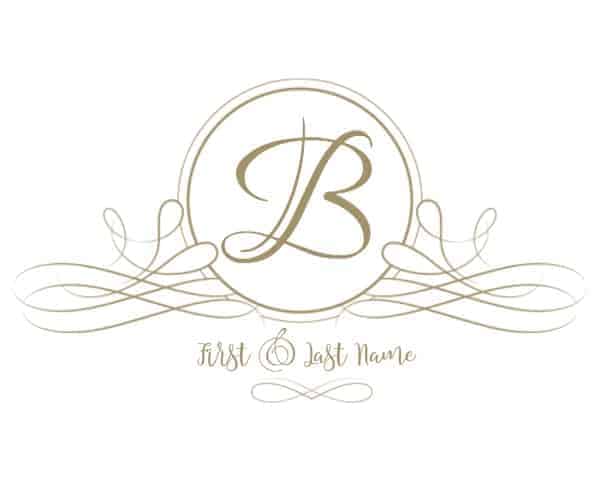Letter B Monogram | Customize Online | Instant Download