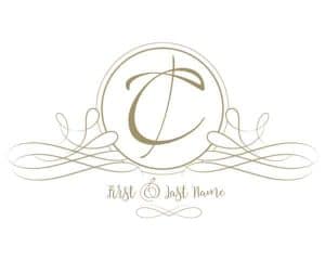 Letter C Monogram | Customize Online | Instant Download