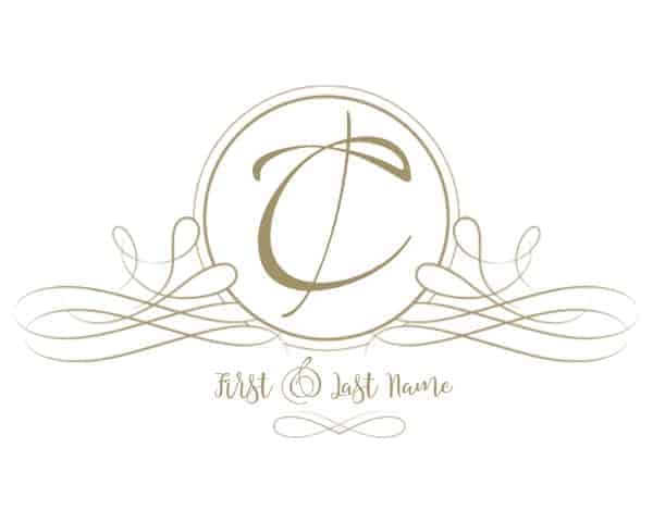 Letter C Monogram | Customize Online | Instant Download
