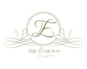 Letter E Monogram | Customize Online | Instant Download