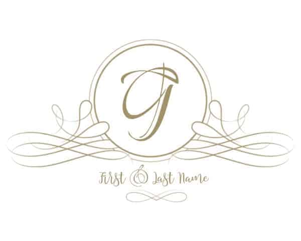 Letter G Monogram | Customize Online | Instant Download