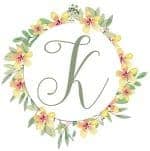 Letter K Monogram | Customize Online | Instant Download
